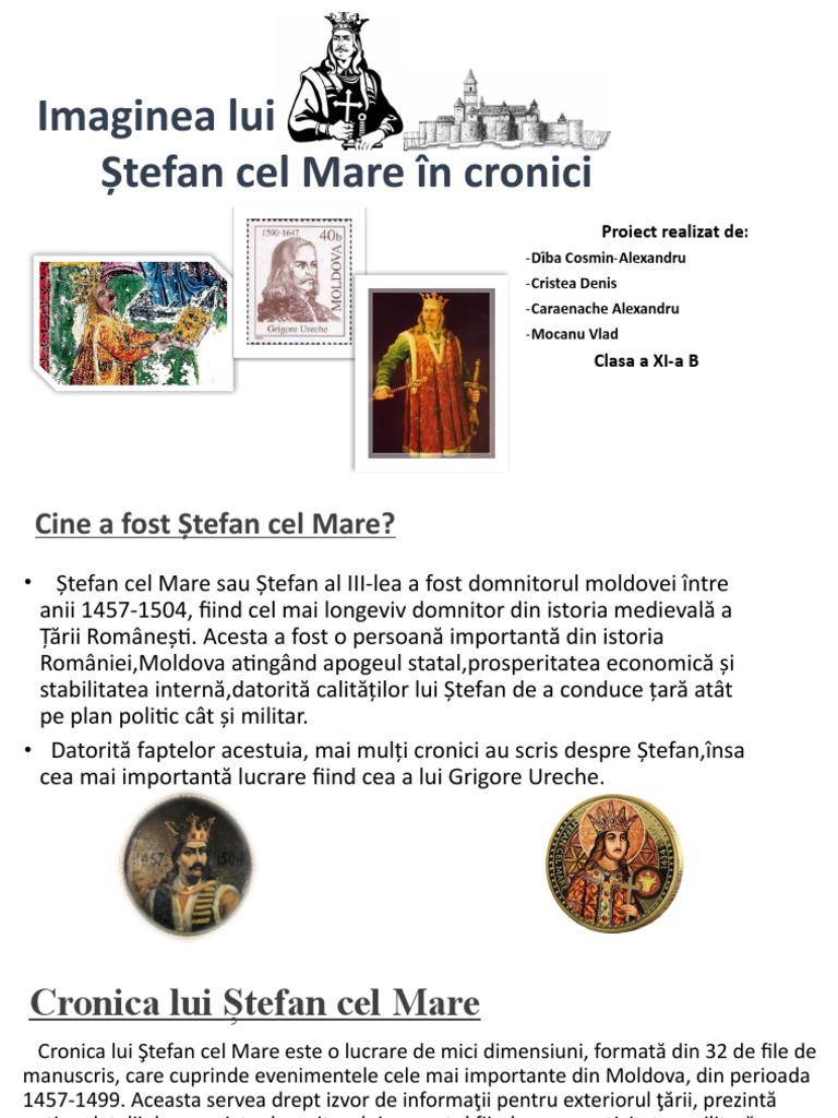 Imaginea Lui Stefan Cel Mare | PDF