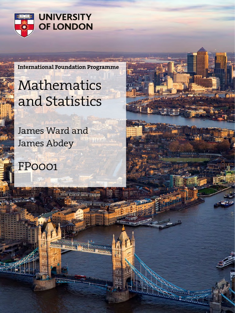 IFP - Mathematics and Statistics PDF | PDF | Equations | Probability ...