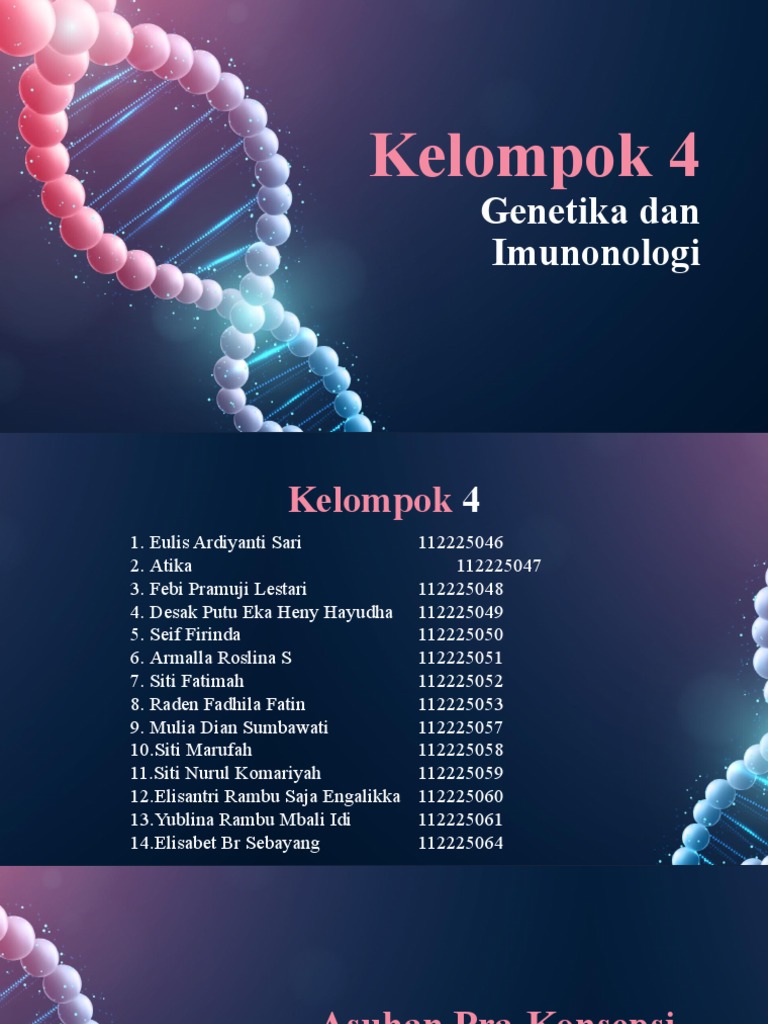 Genetika Dan Imunologi Dalam Kebidanan | PDF