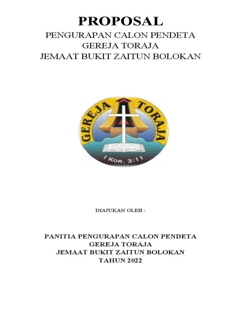 Proposal Pengurapan CP Herdayanti | PDF