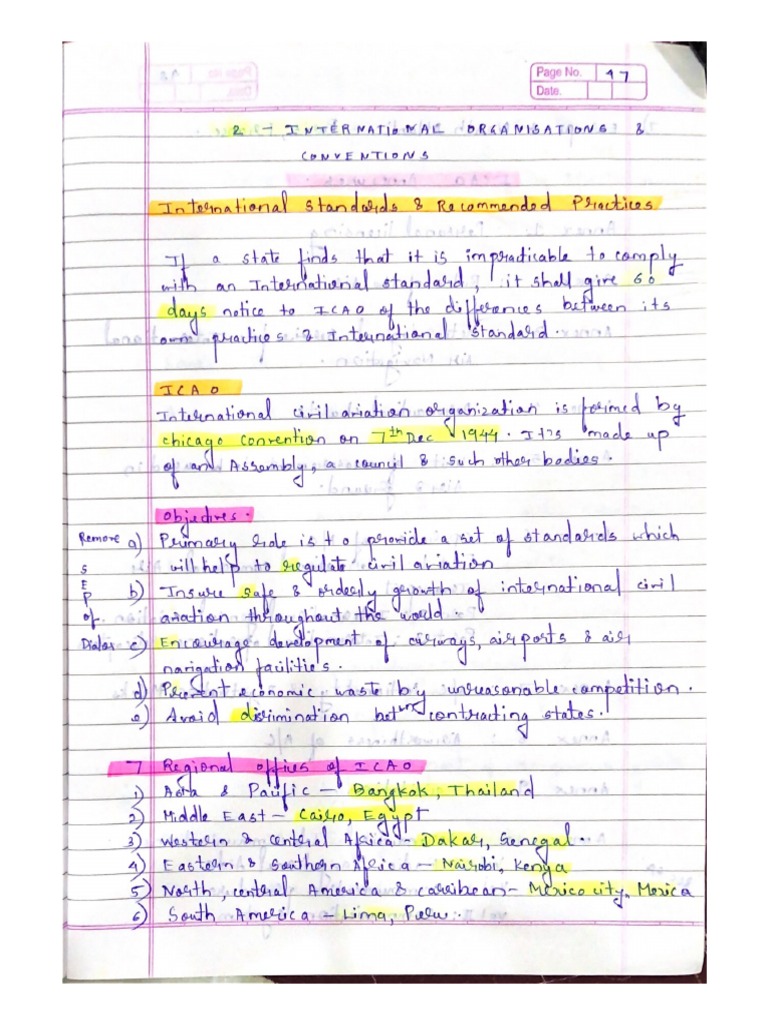 Air Regulations DGCA Notes | PDF