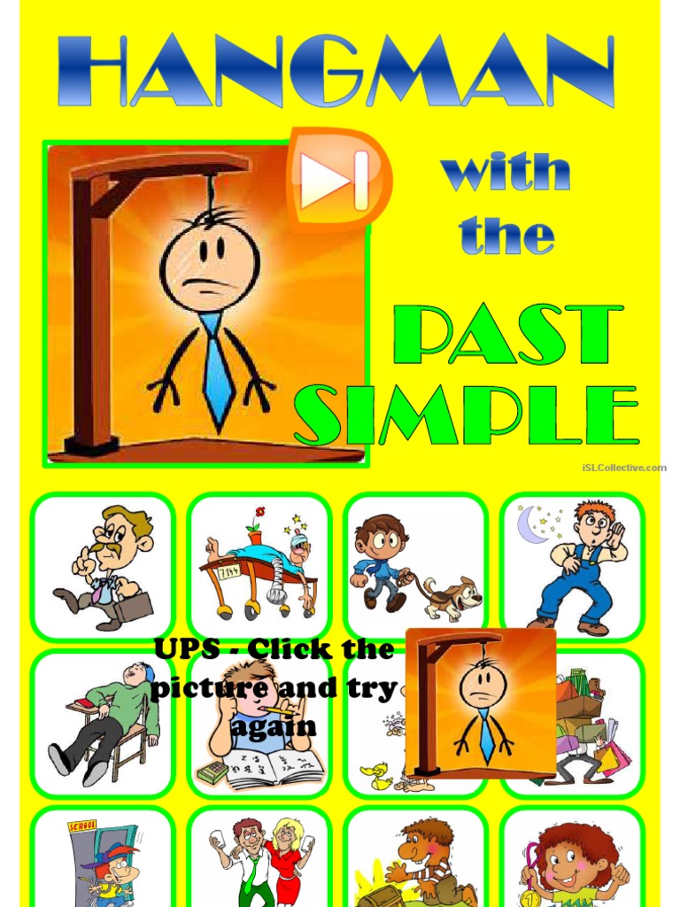 PAST SIMPLE - Hangman | PDF PAST SIMPLE - Hangman | PDF