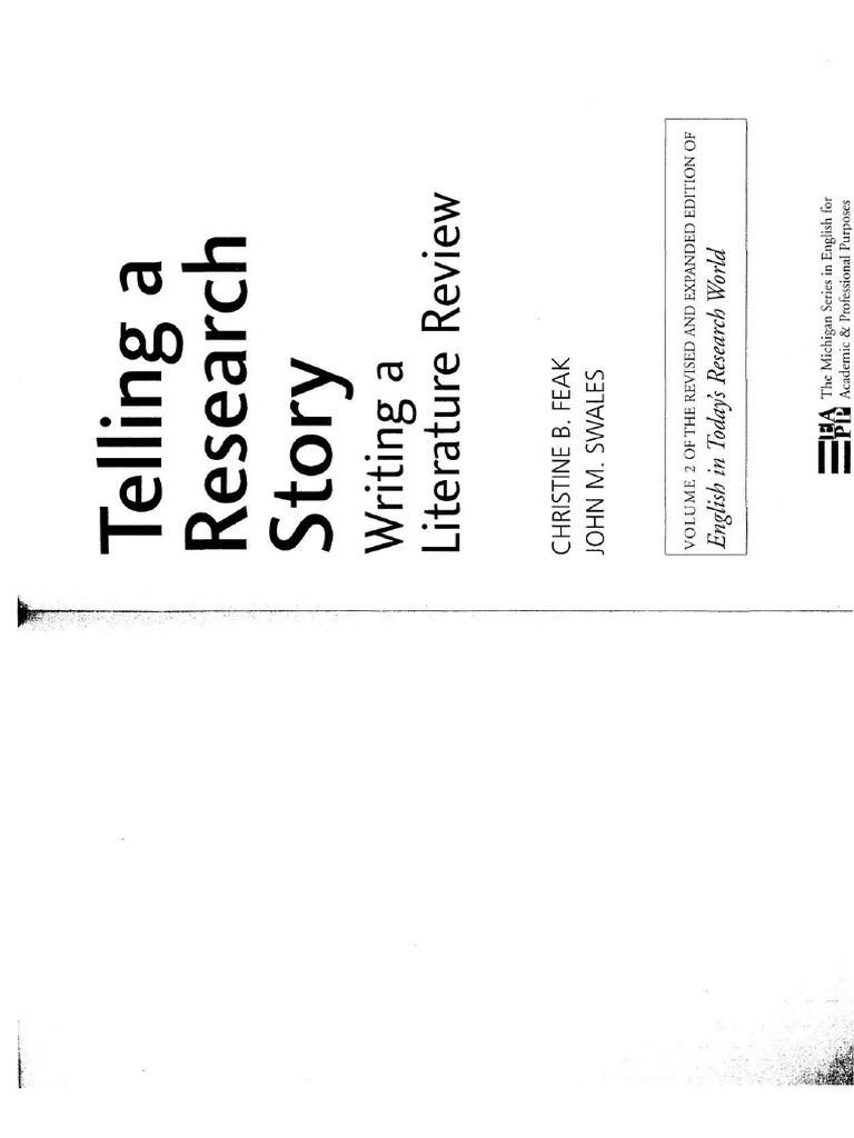 Feak&Swales-Writing A Research Story - PDF - Christine B. Feak, John M ...