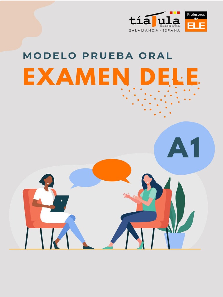 Modelo Prueba Oral Examen DELE A1 | Descargar gratis PDF | Cognición | Ciencia cognitiva