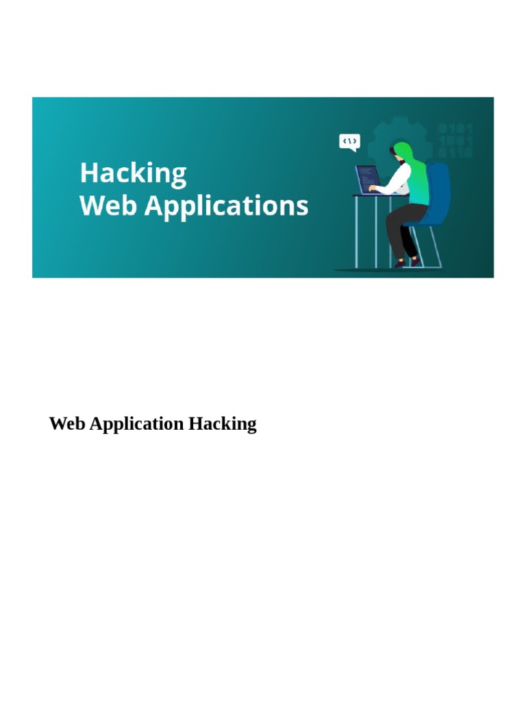 Web Application Hacking | PDF | World Wide Web | Internet & Web