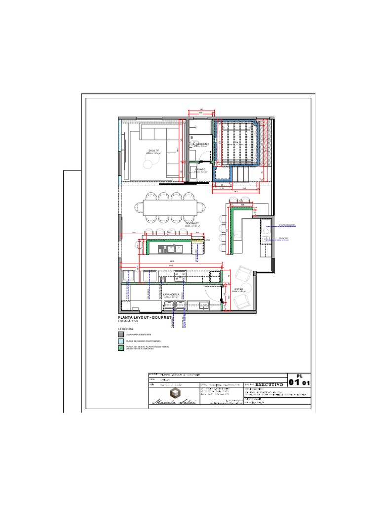 Planta Layout PDF | PDF | Materiais de construção