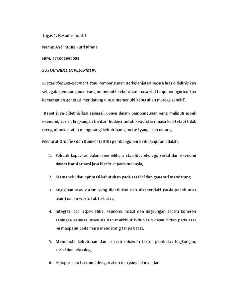 Tugas 1 - CSR - Andi Mutia Putri Kirana - 073002000003 | PDF