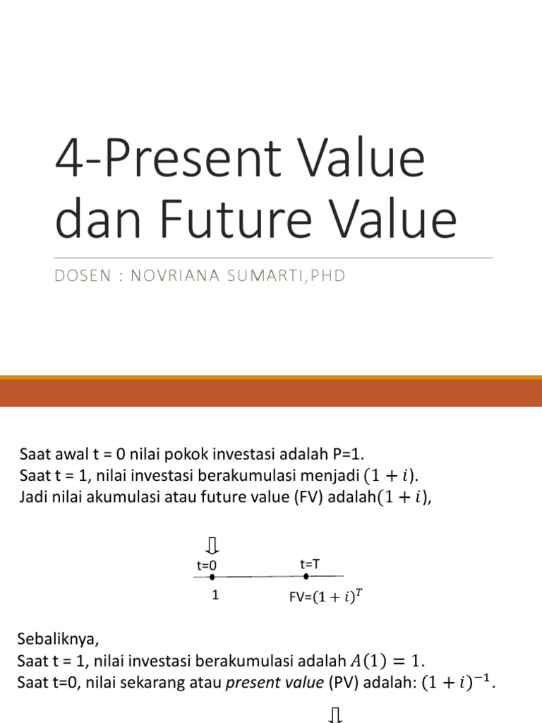 Present-Value-dan-Future-Value | PDF