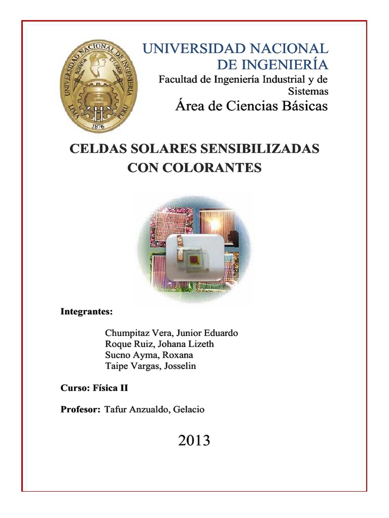 Celdas Solares Uni | PDF | Energía solar | Energía renovable