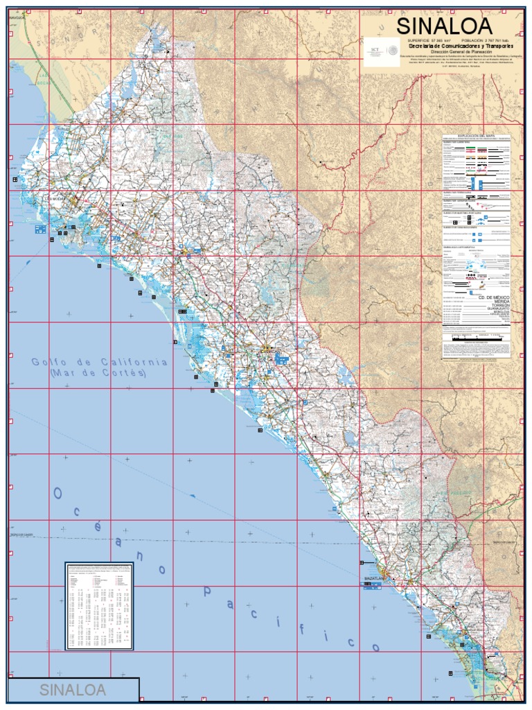 Mapa de Sinaloa | PDF