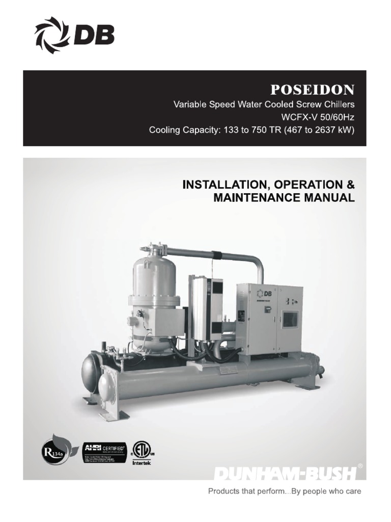 WCFX-V Danfoss R134a 50-60Hz MM04100A-0822D R1 Lo | PDF | Equipment ...