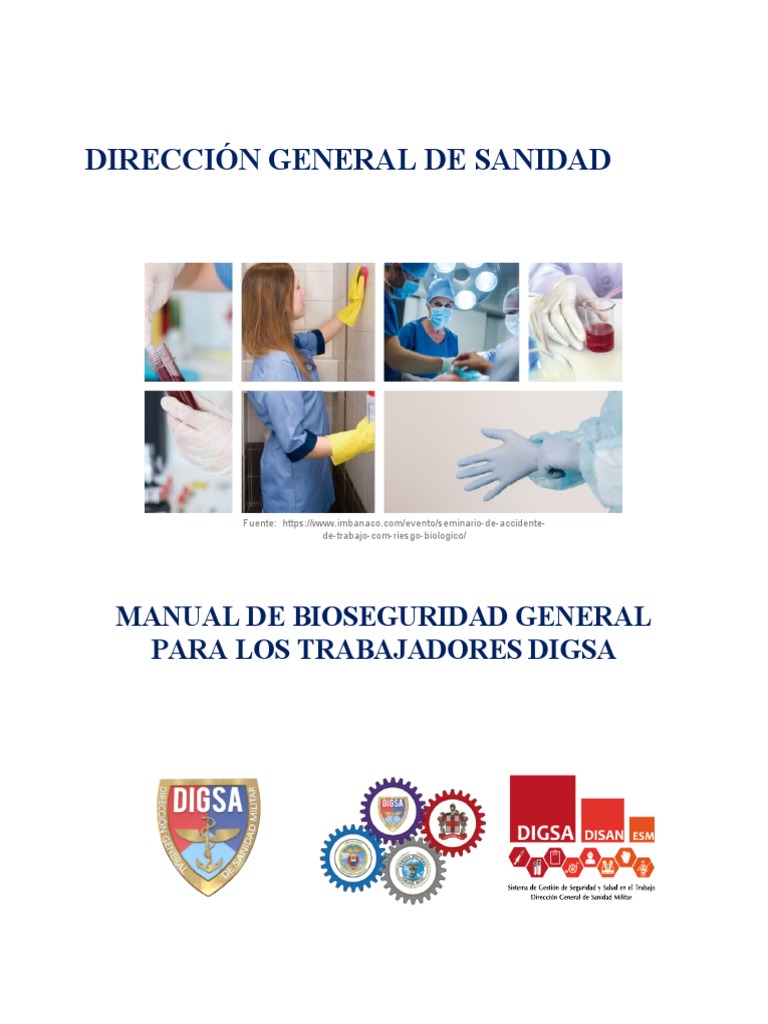 Manual de Bioseguridad General para Los Trabajadores Digsa 1 | PDF | Virus | Lavado de manos