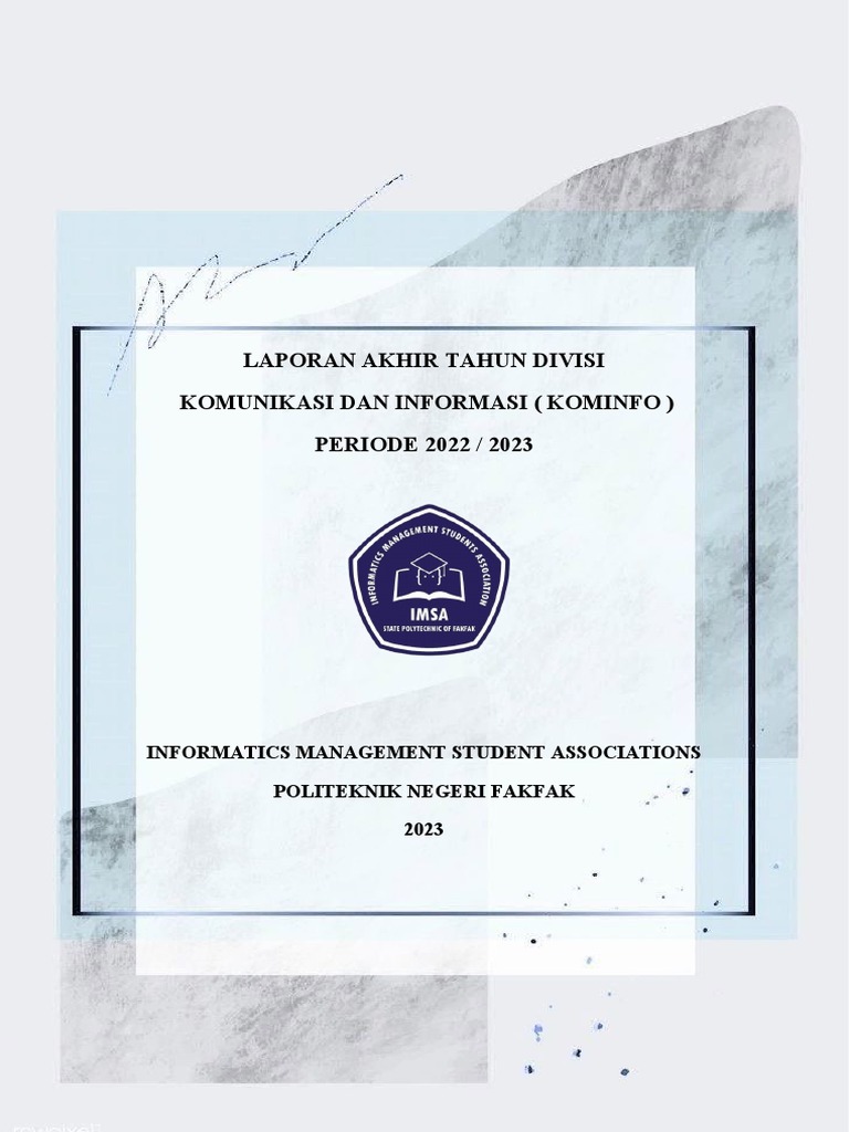 LPJ - Divisi Kominfo | PDF