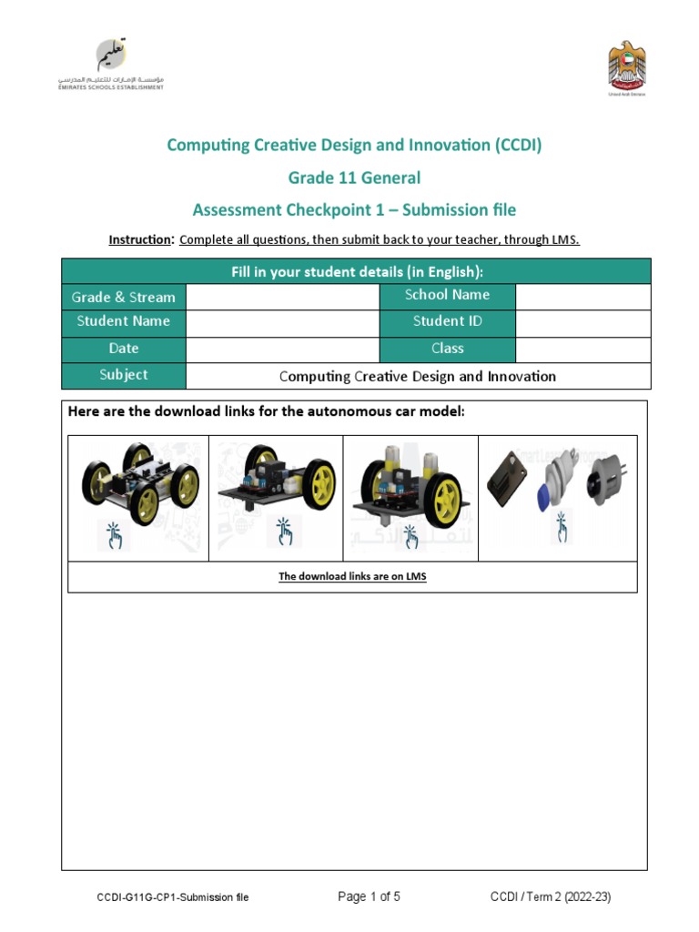 CCDI T2 11 (GEN) CP1 Submission File | PDF