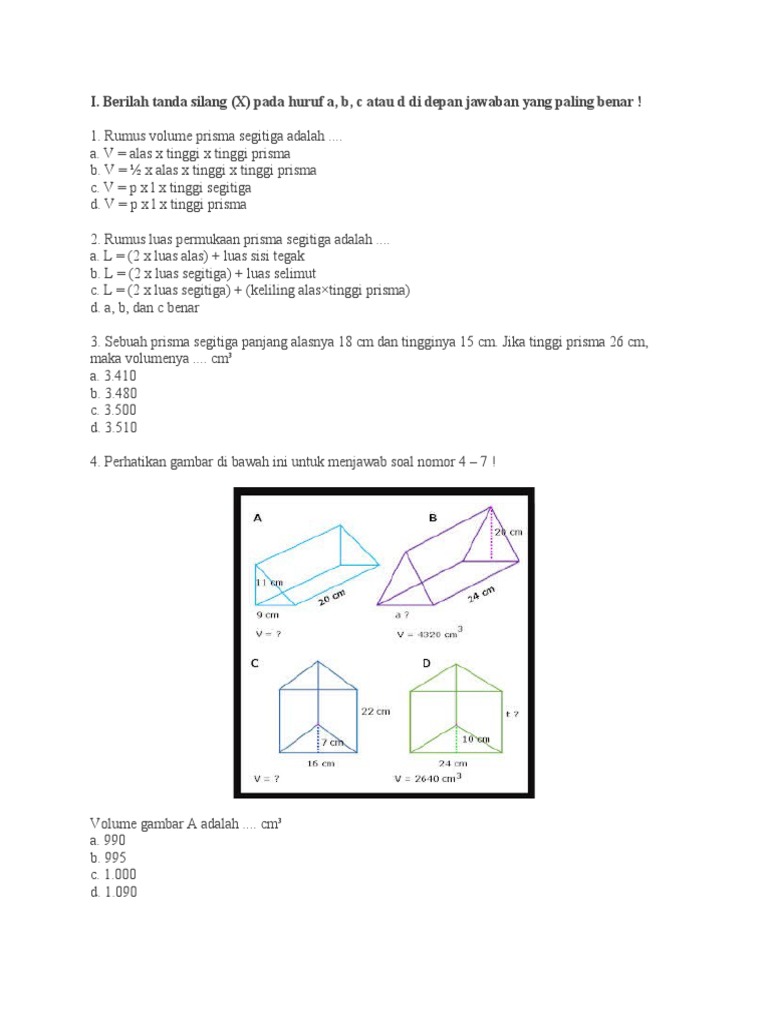 Prisma Segitiga | PDF | Metode & Bahan Ajar