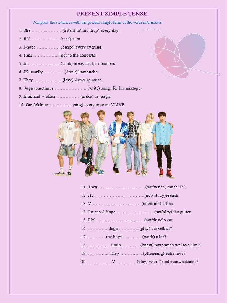 Present Simple Grammar Drills - 141374 | PDF | Games & Activities