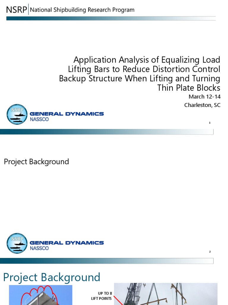 Application Analysis of Equalizing Load Lifting Bars To PDF | PDF ...