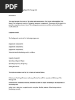Operations and Maintenance Manual Template | PDF | Specification ...