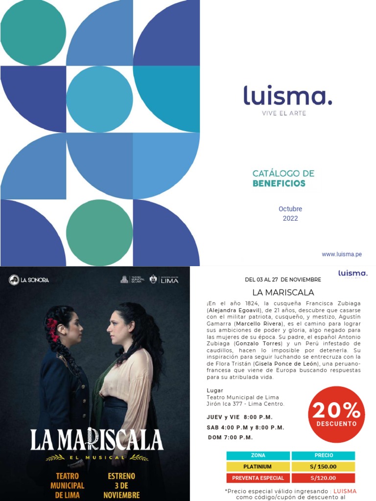 Octubre 2022: WWW - Luisma.pe | PDF | Perú | Las artes escénicas