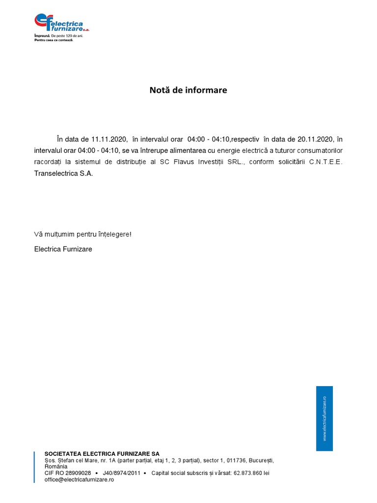 Nota Informare EFSA PDF | PDF