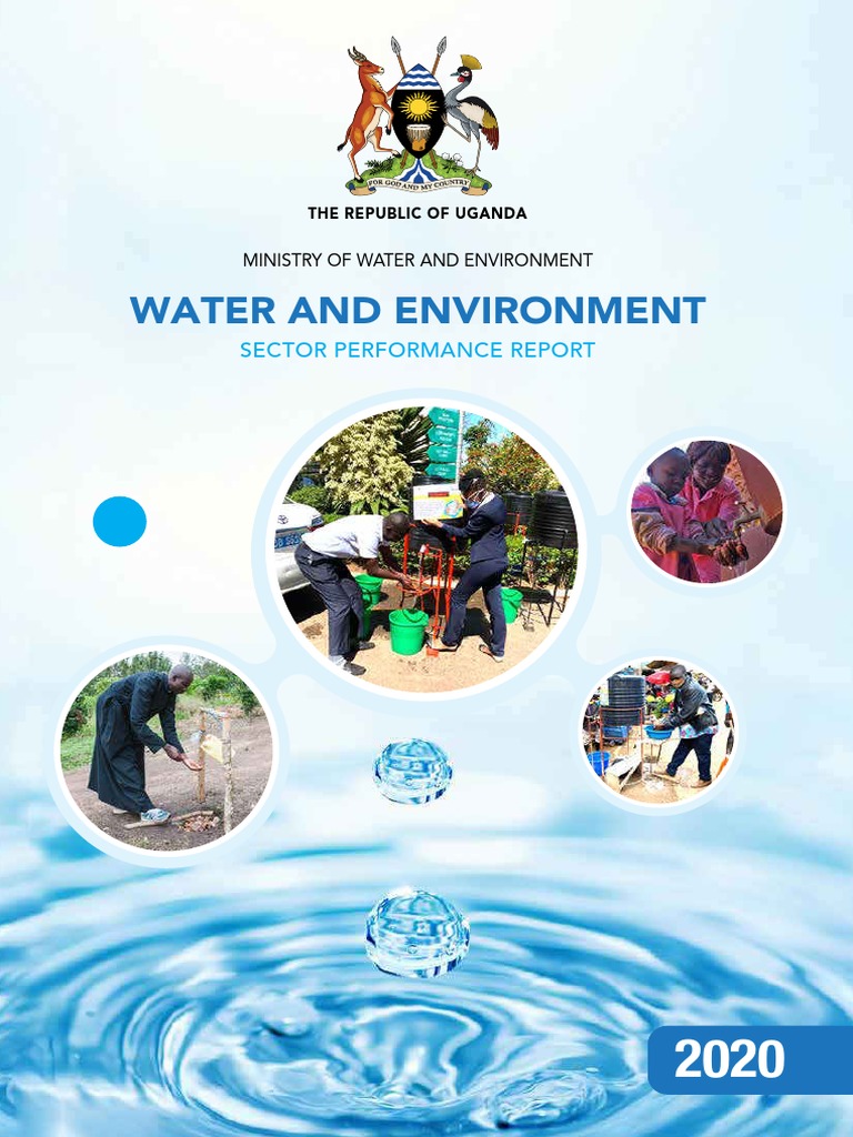 Water and Environment Sector Performance Report 2020 PDF | PDF | Wash ...