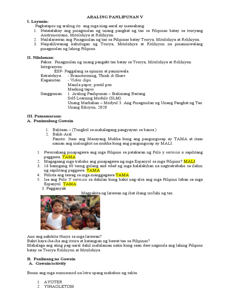 LP in Ap 5 Co1 | PDF