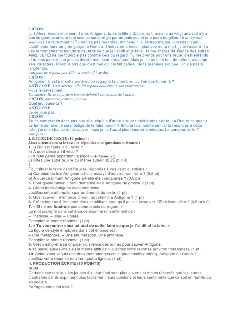 Créon PDF | PDF