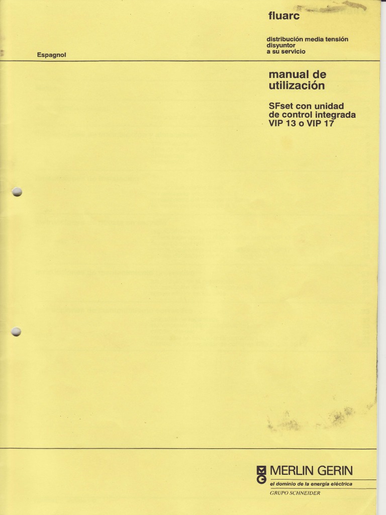 Manual de uso del relé VIP 13 y VIP 17 | PDF | Relé | Ciencia de los ...