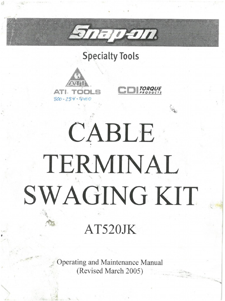 Cable Swagger AT520JK MANUAL (B&W) | PDF
