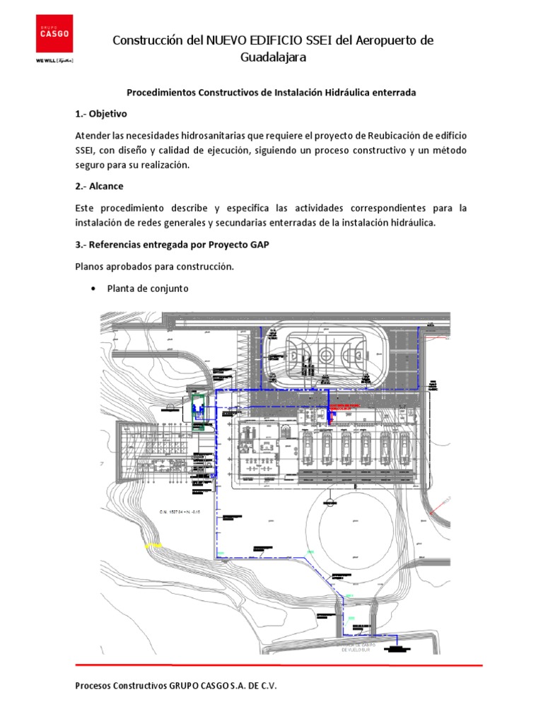 PR-CT-015 Inst. Hidraulica Enterrada | PDF | Escalera | Diseño
