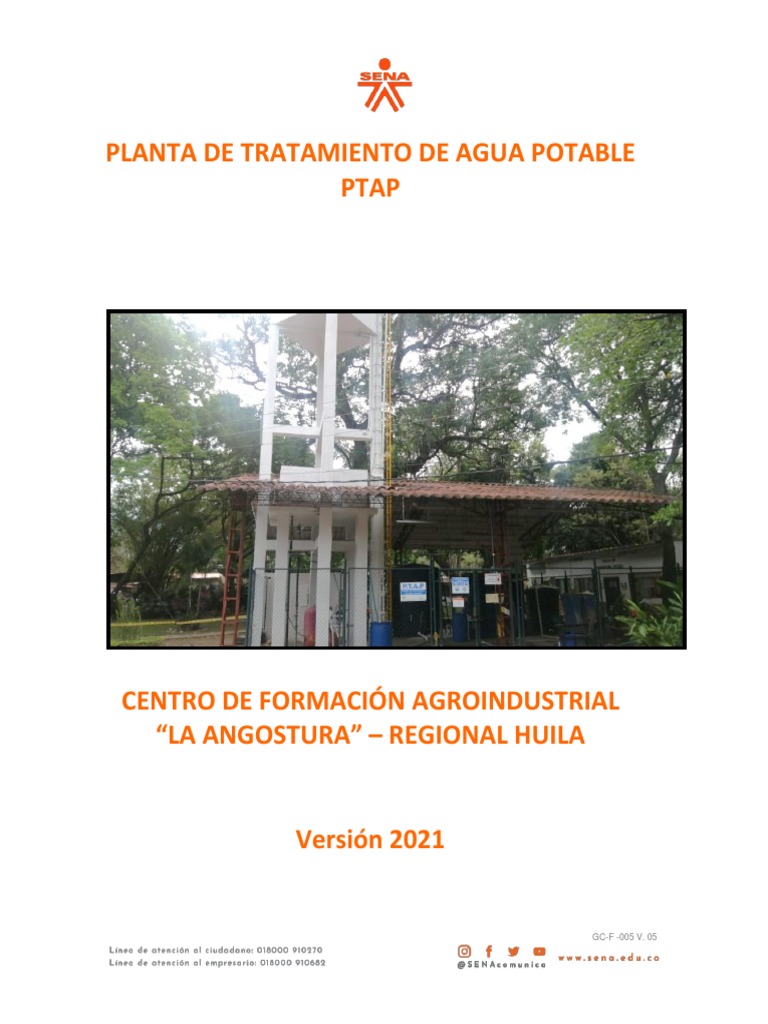 Descripción PTAP Final | PDF | Agua | Agua potable