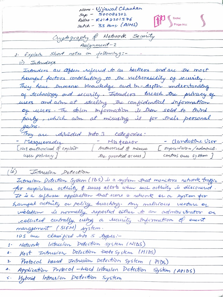Cryptography Assignment-2 | PDF