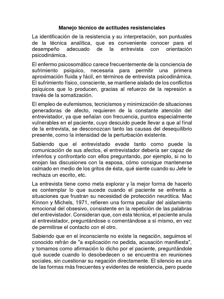 resumen, de tres cuartillas | PDF | Psicoanálisis | Sicología