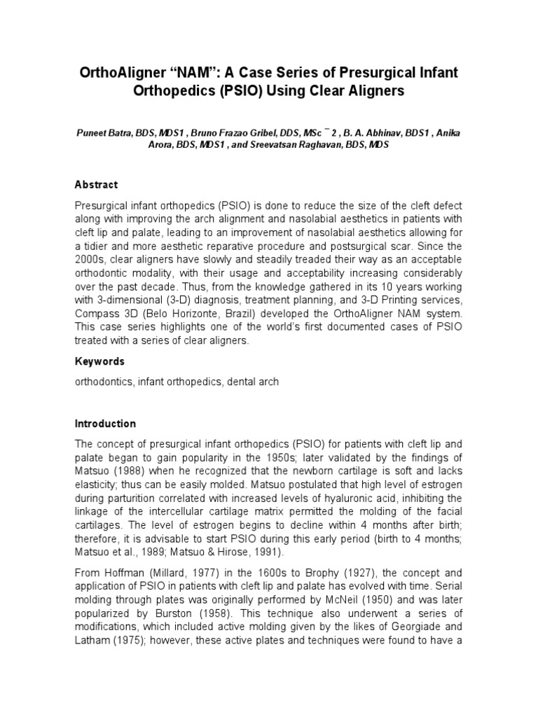 Ortho Aligner | PDF | Human Nose