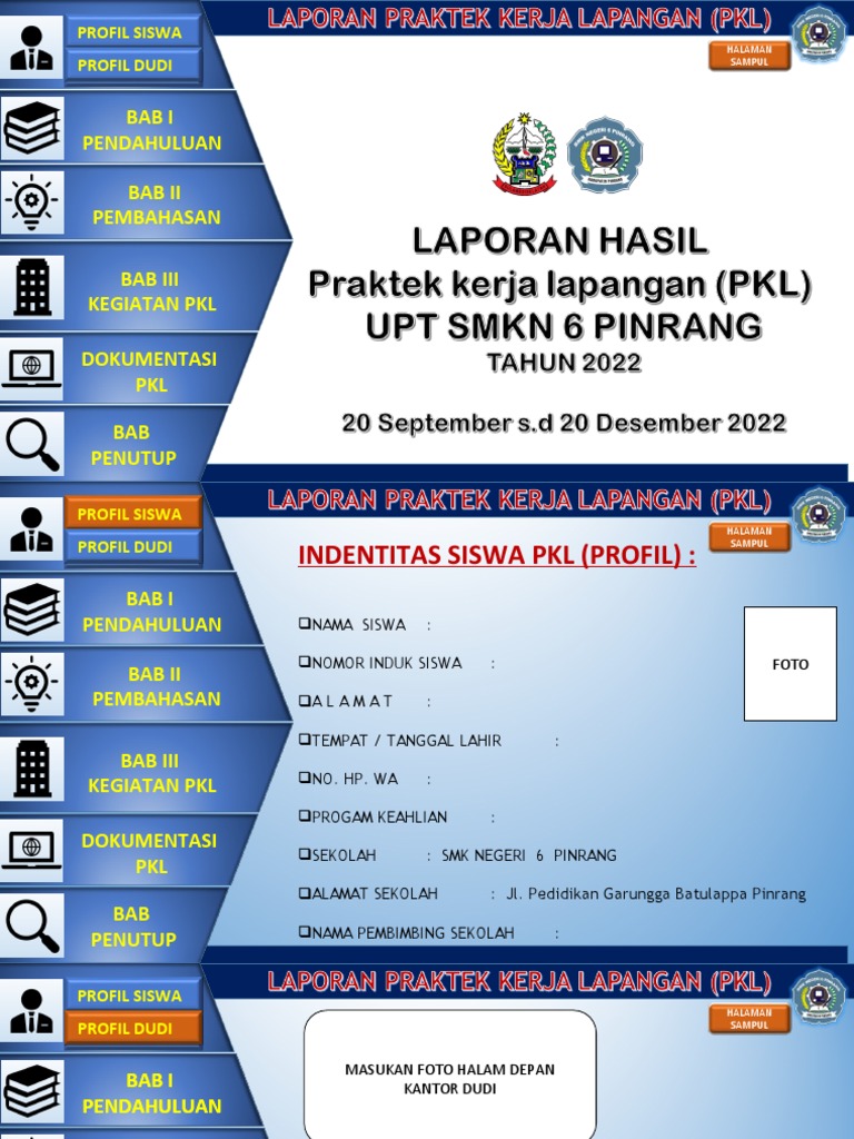 Laporan Presentasi PKL Utp SMKN 6 Pinrang | PDF