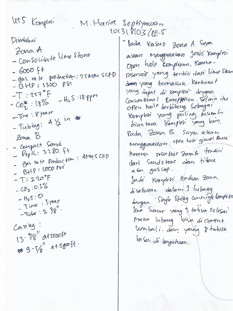 M Haries Septiyawan - 101318103 - Ujian-UTS - KOMPLESI PDF | PDF