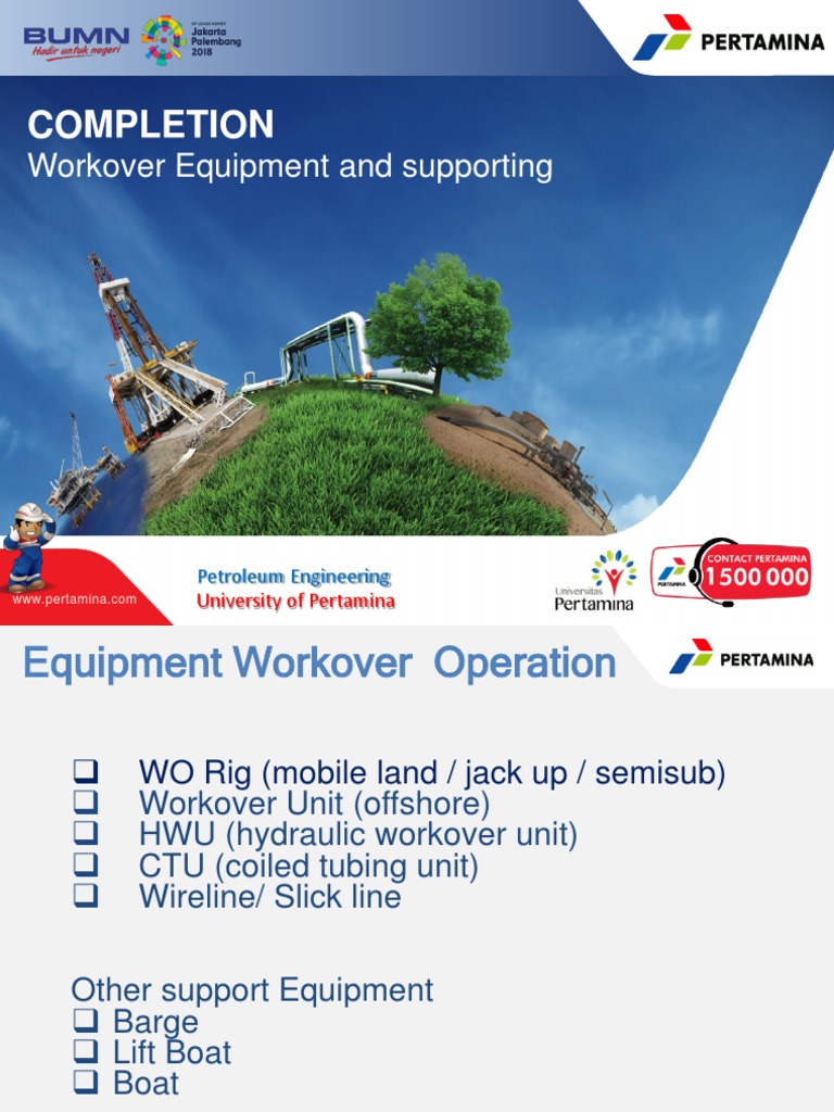 Equipment Workover & Completion Operation Rev | PDF | Chemical Process ...