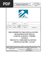 Procedimiento Instalación Canalizaciones Electricas A Base de Tubo Imc Emt | PDF | Tubería ...