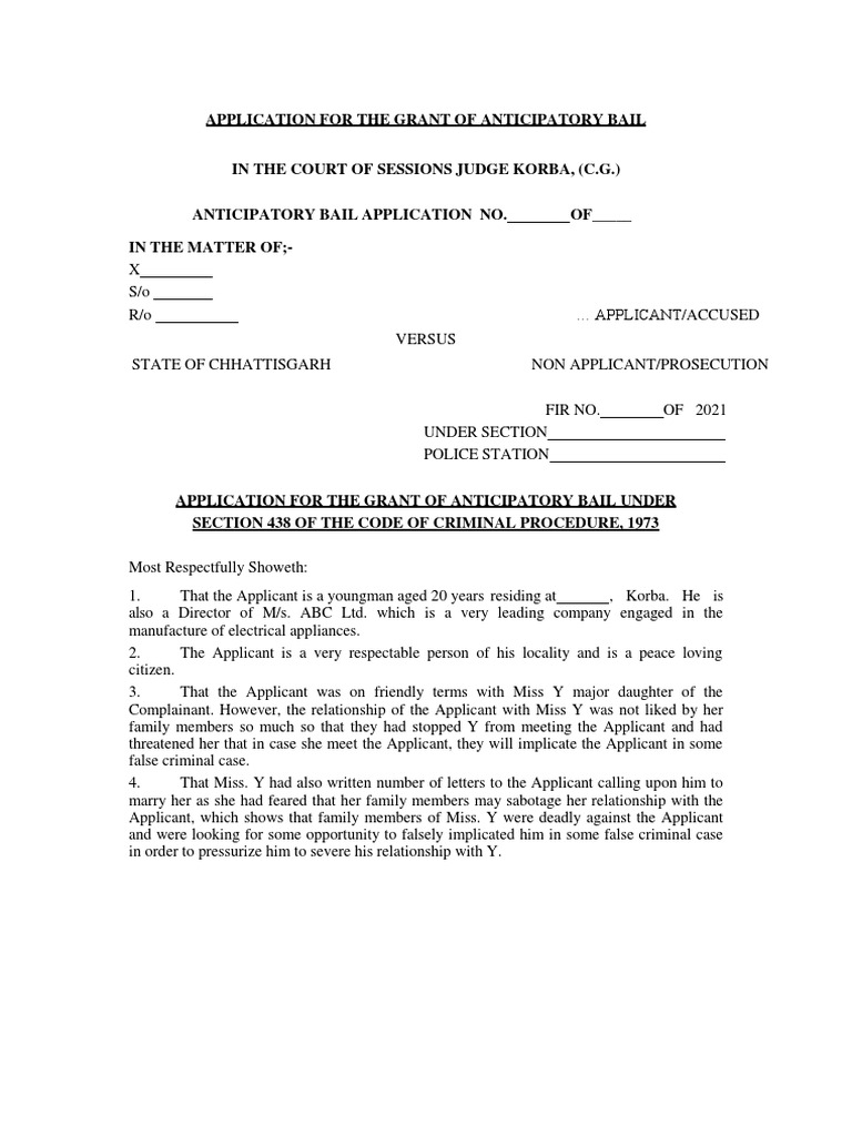 Anticipatory Bail | PDF | Bail | Legal Procedure