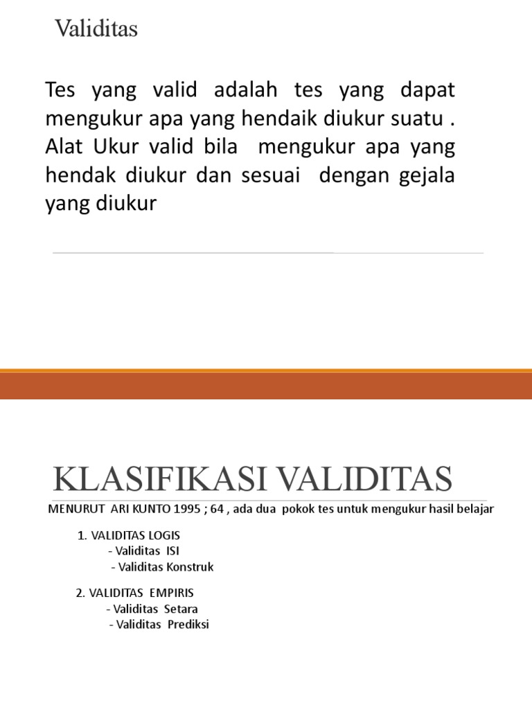 Validitas | PDF