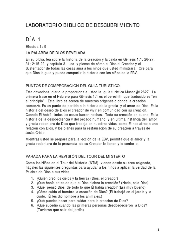 Laboratorio Bíblico para Niños | PDF | Jesús | Abrahán