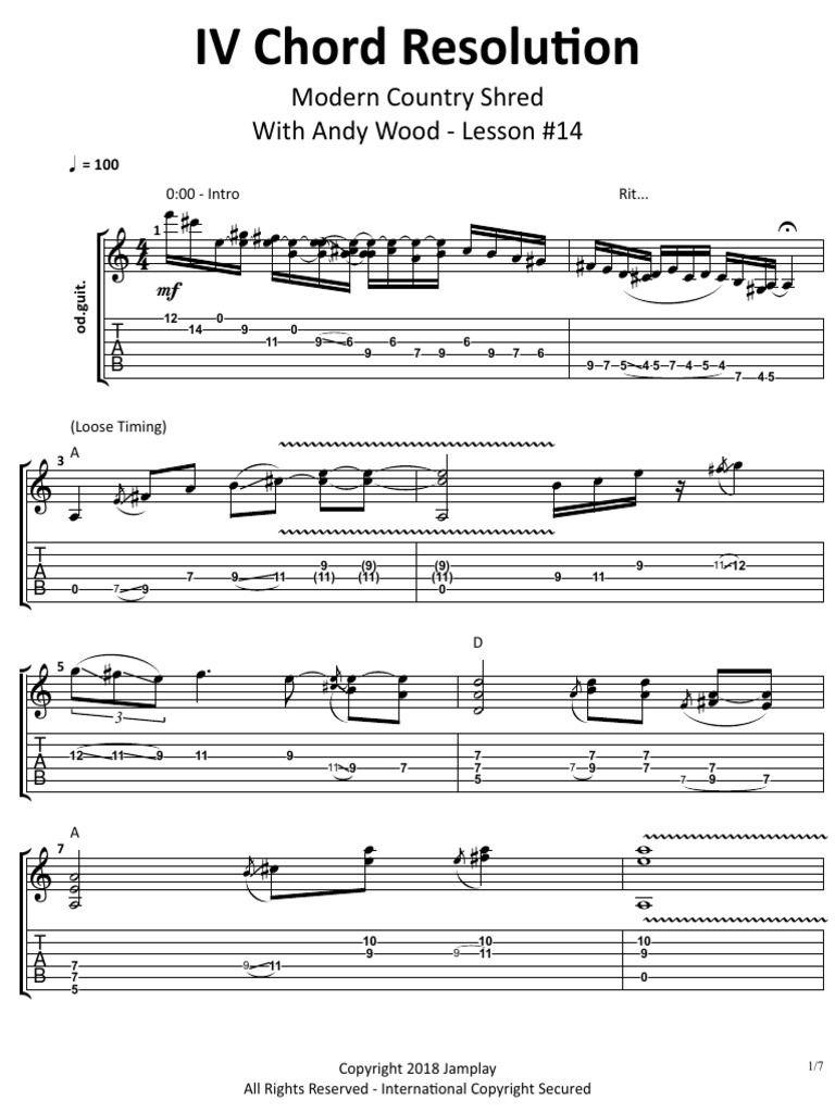 14 - IV Chord Resolution | PDF | Chess