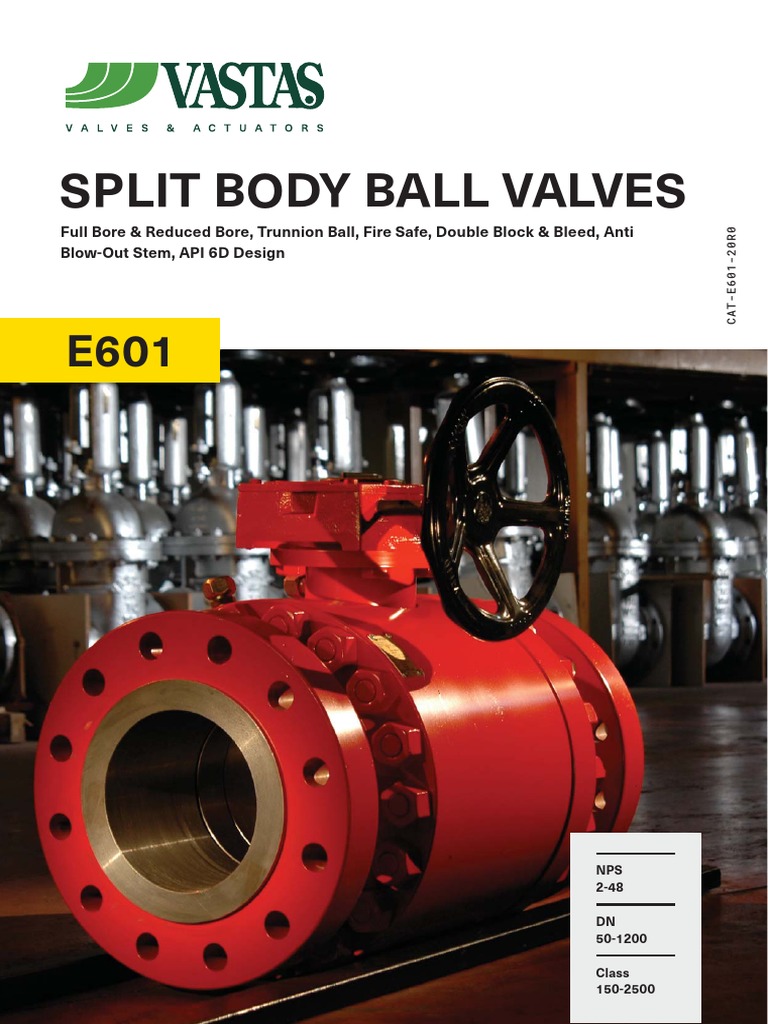 Split Body Ball Valves Overview | PDF | Valve | Actuator