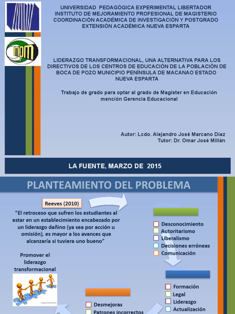 Presentación Alejandro Marcano | PDF | Liderazgo | Enseñando