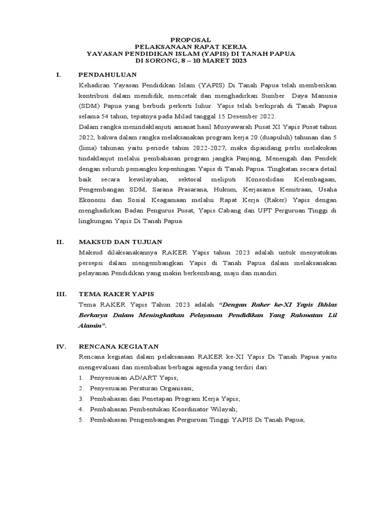 PROPOSAL RAKER | PDF