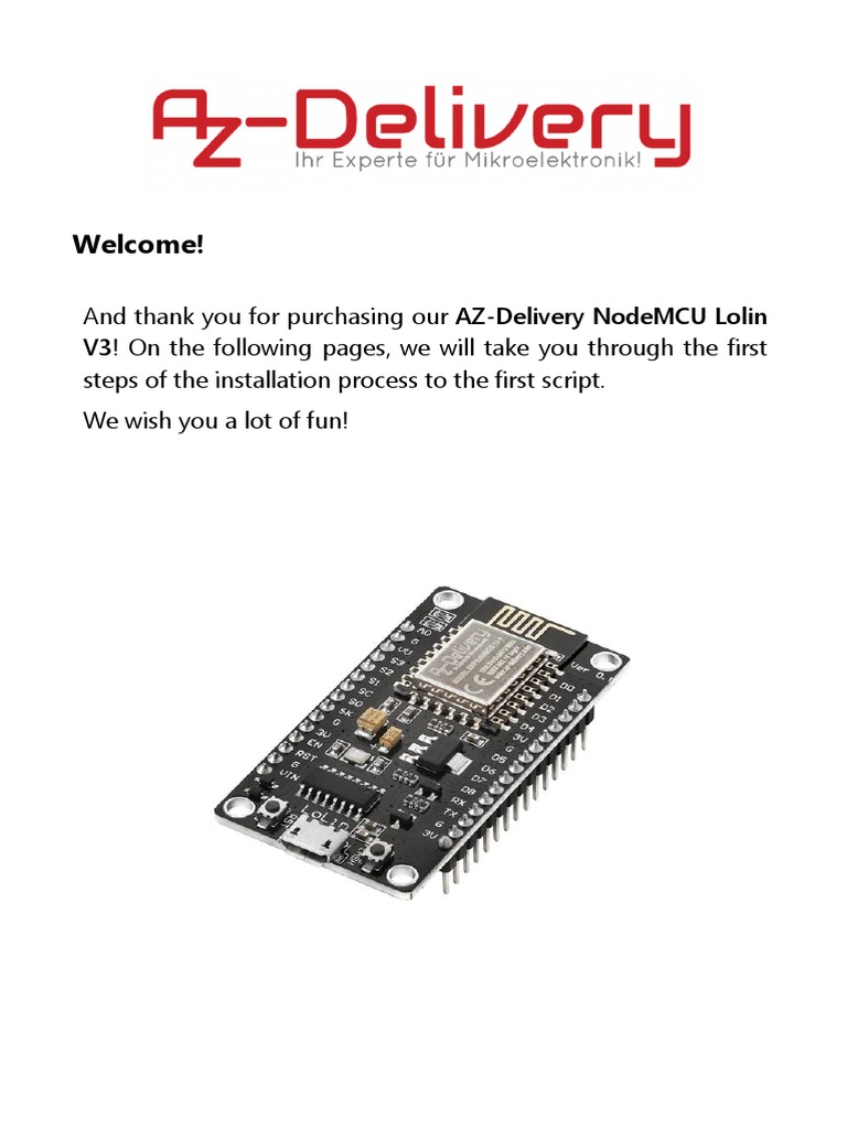 NodeMCU Setup Guide for Beginners | PDF | Arduino | Usb