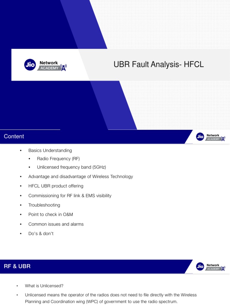 Configuring and Troubleshooting HFCL Unlicensed Band Radio Links | PDF ...