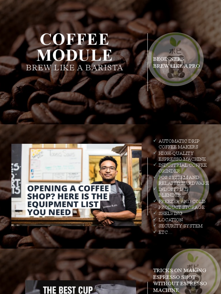 Coffee Module | PDF