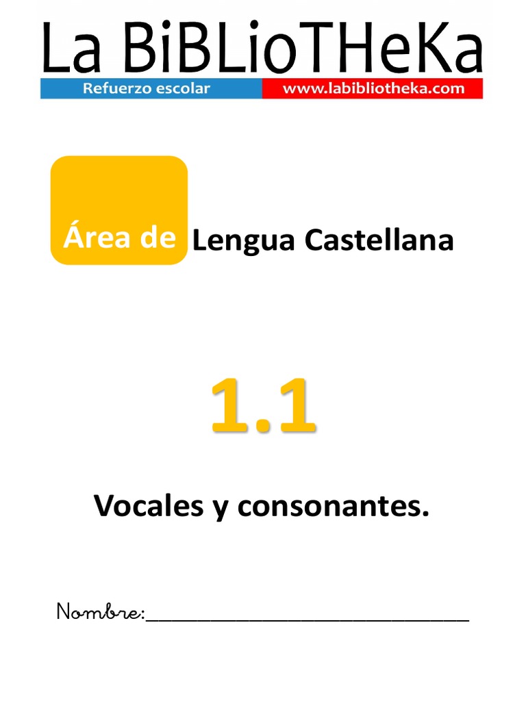 Aprendiendo Vocales y Consonantes | PDF | Alfabeto | Lingüística