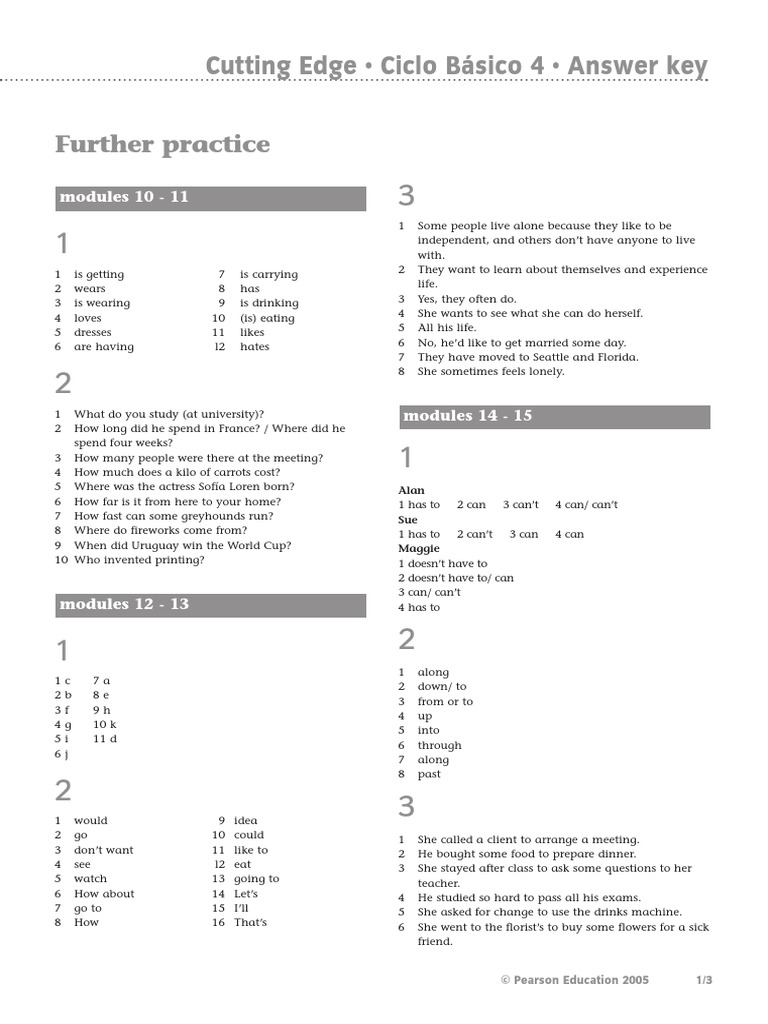 Answer Key Cb 4 Pdf